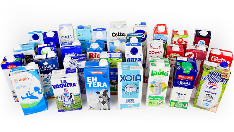Las mejores leches enteras | OCU