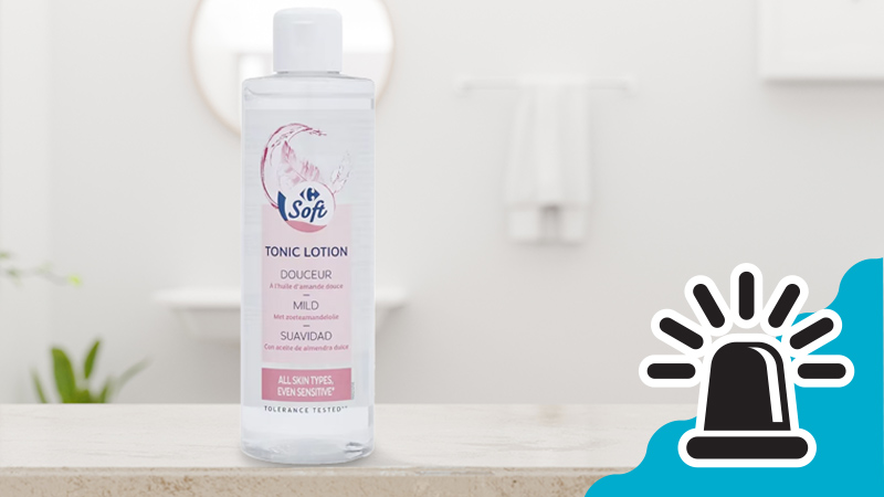 Tónico facial de Carrefour retirado | OCU