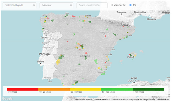 Cómo son las redes 5G en España